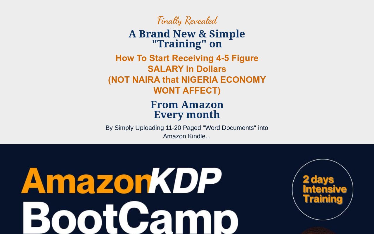 Amazon boot camp